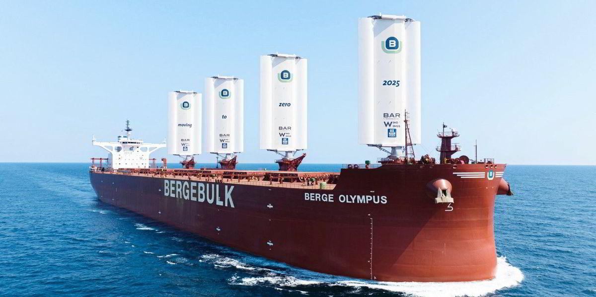 Payback time: Berge Bulk unveils world’s most powerful wind-assisted ship
